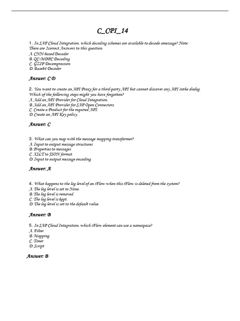 C CPI 14-Integration Suite | PDF | Cloud Computing | Json