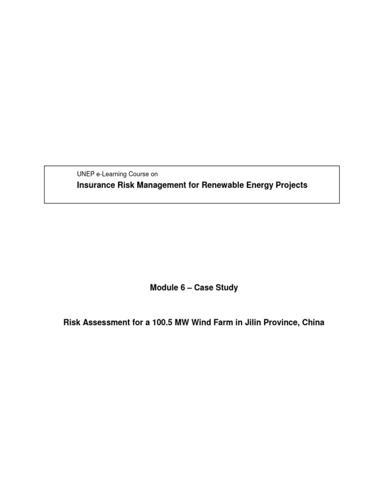 Risk Assessment - Wind | PDF | Risk | Insurance