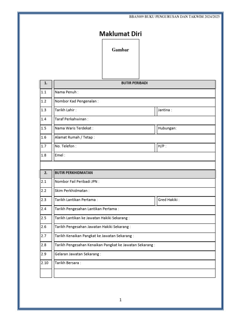 Buku Pengurusan SKKKB 2024 | PDF
