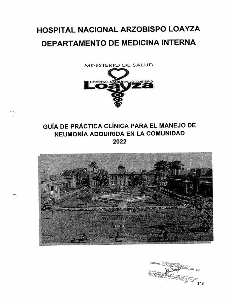 Guía de Práctica Clínica Del Departamento de Medicina Interna 2022 ...