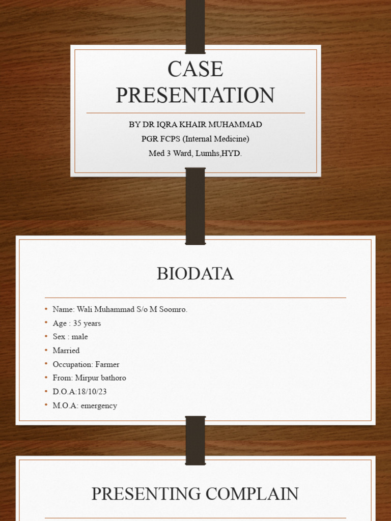CASE PRESENTATION Tetanus | PDF | Diseases And Disorders | Medical ...