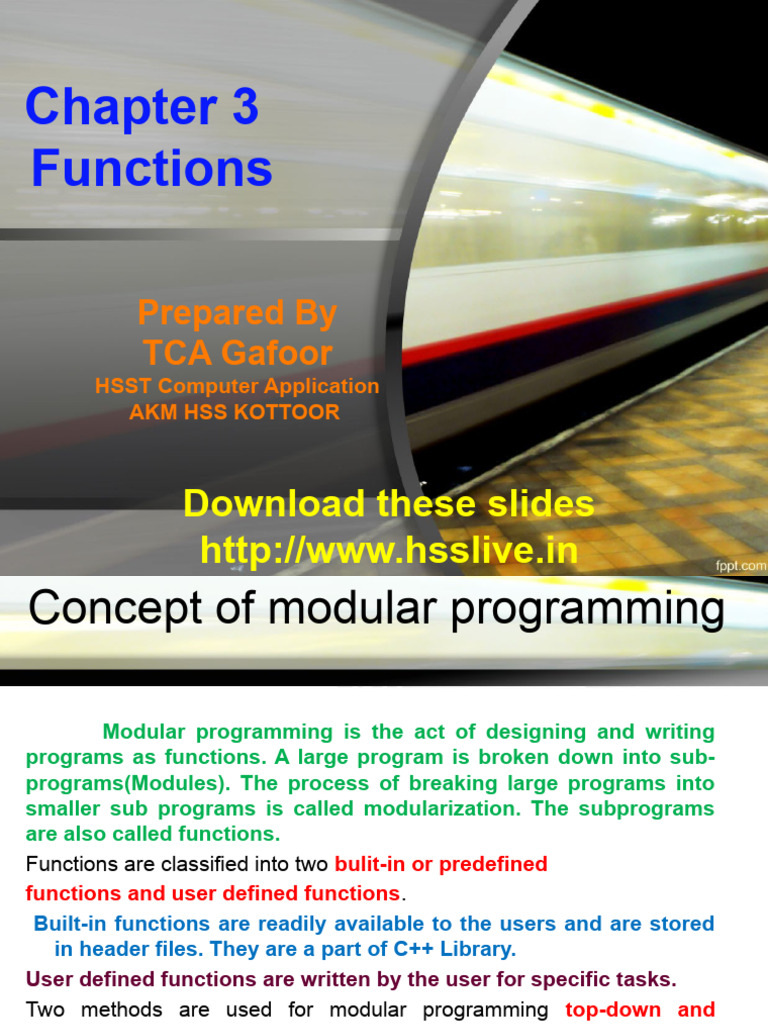 3 Functions | PDF | Computer Program | Programming