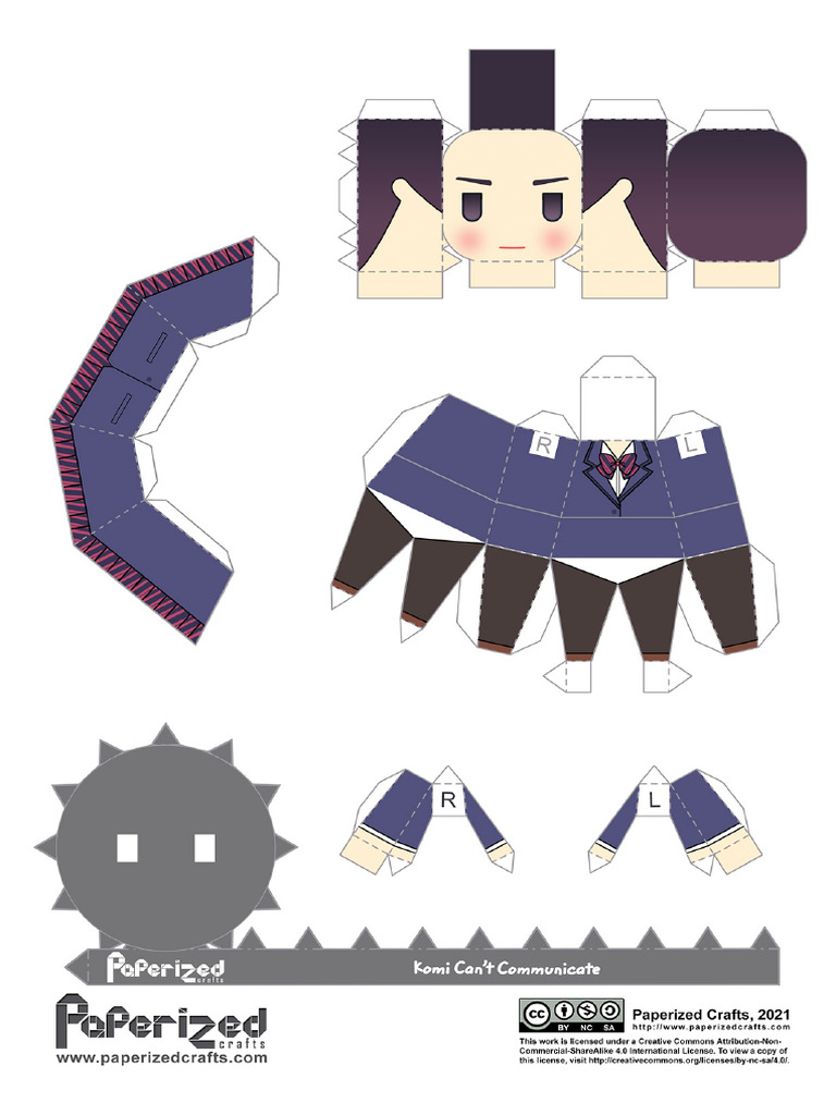 Komi Can't Communicate - Shouko Komi Papercraft | PDF