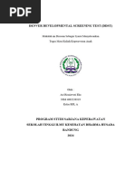 Lembar DDST Denver II untuk Anak | PDF
