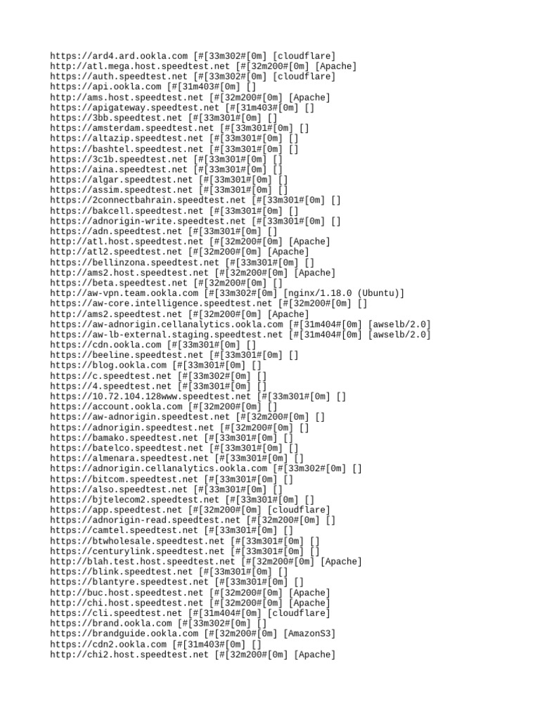 Speed Test | PDF | Free Software