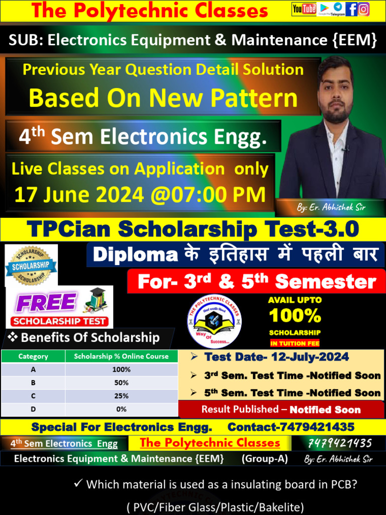 (EEM) Group A Question New Pattern Electronics Equipment & Maintenance ...