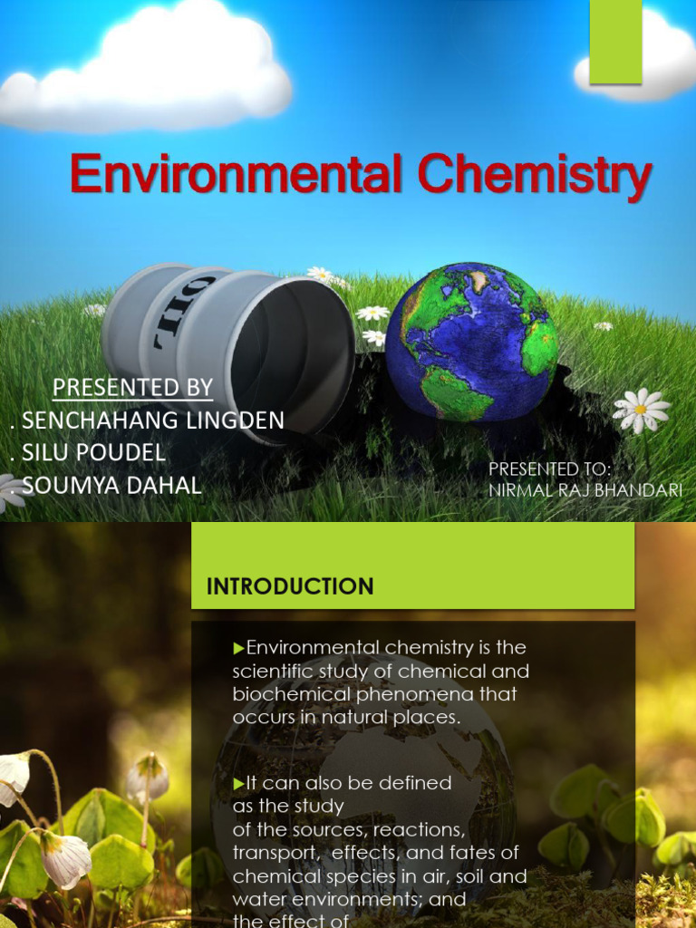 Environmental Chemistry | PDF | Water Pollution | Pollution