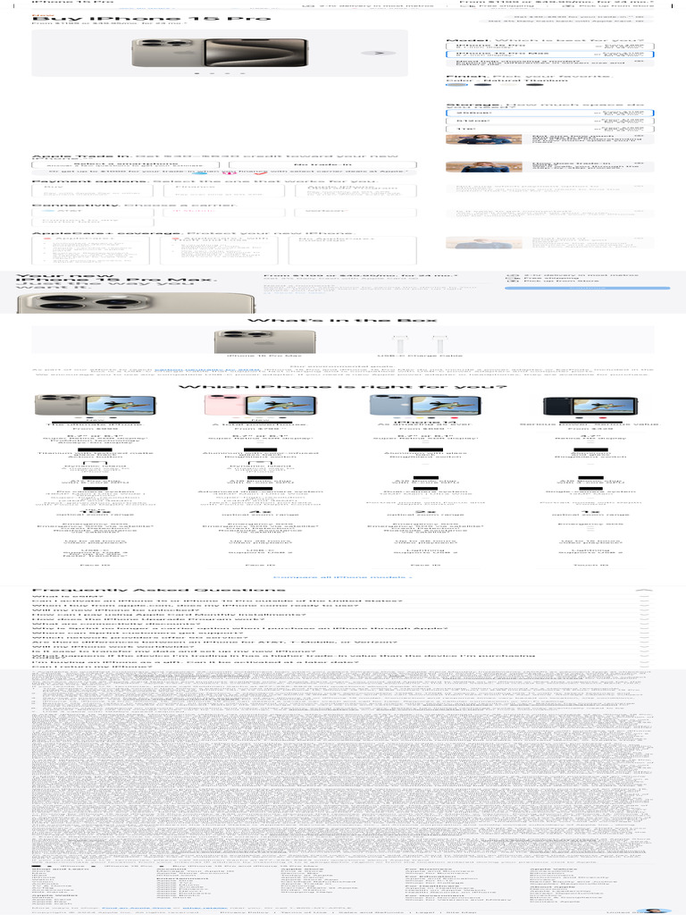 Buy Iphone 15 Pro and Iphone 15 Pro Max - Apple | PDF | I Phone | Apple ...