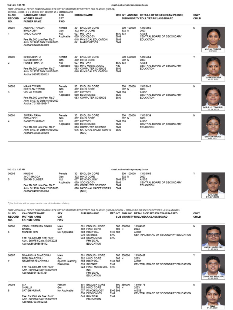 Cbseit - in Cbse Web Regn Repreg2.aspx | PDF | Secondary Education ...