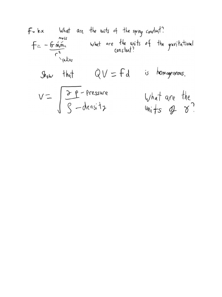 Units Homework (1) | PDF