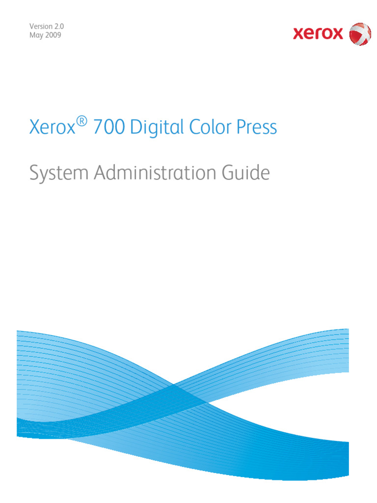 Xerox 700 System Admin Guide | PDF | User Interface | Printer (Computing)
