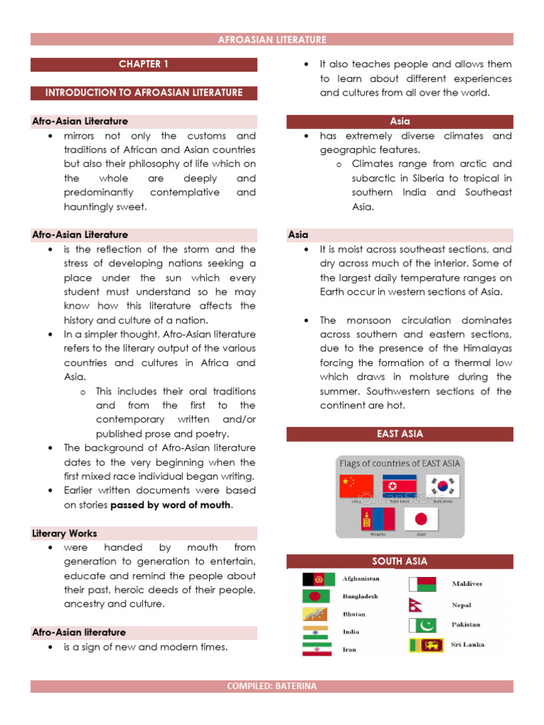Afroasian Prelims Reviewer | PDF | African American Literature | Harlem ...