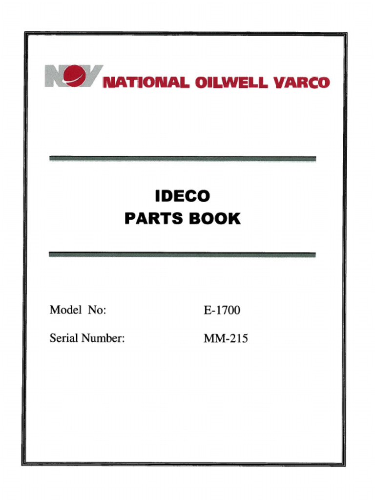 (E1700) - Parts List | PDF