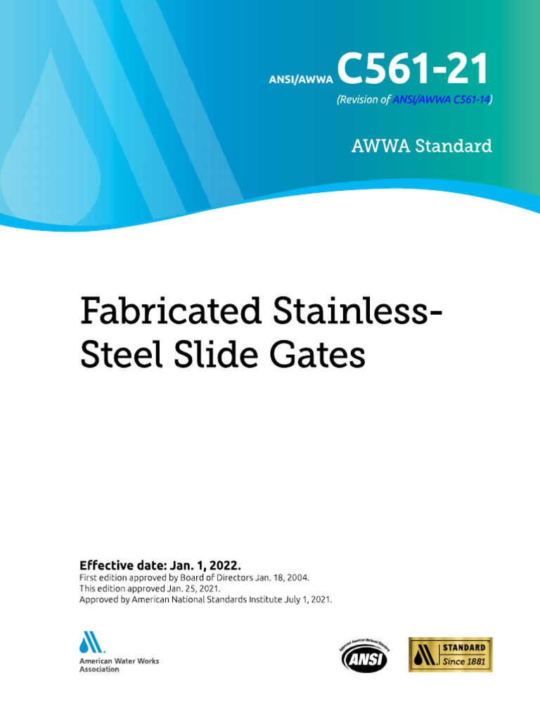 Awwa C561-21 | PDF