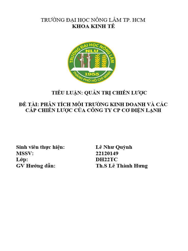 Lê Như Quỳnh - BTCN - QTCL | PDF