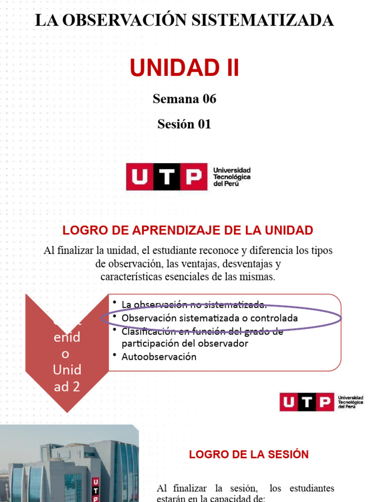 S06 s1 LA+OBSER | PDF | Observación | Sicología