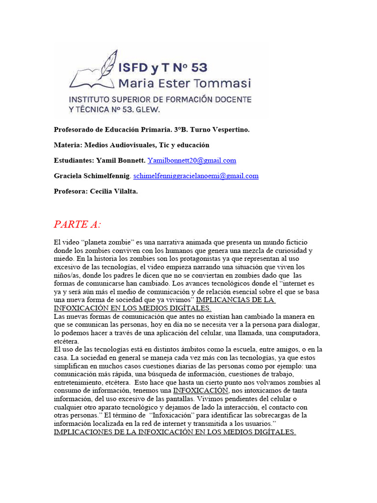 TP N1, Tic | PDF | Internet | Acoso cibernético