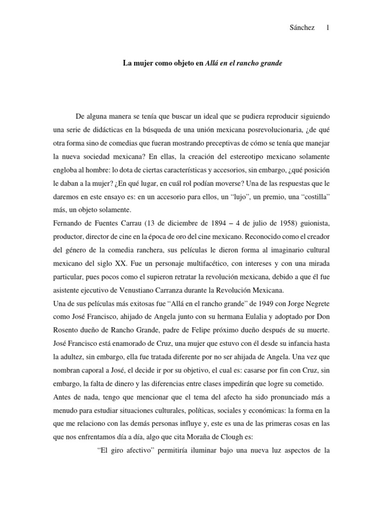 Allá en El Rancho Grande | PDF | México