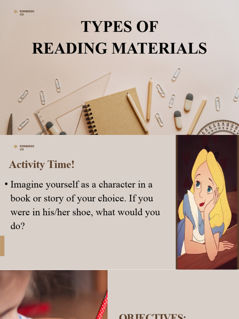 Types of Reading Materials Explained | PDF | Blog | Information