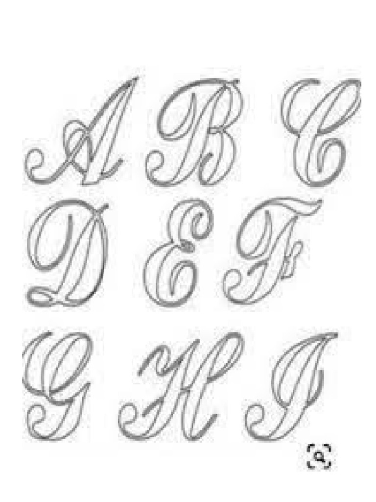 Moldes de Letras | PDF