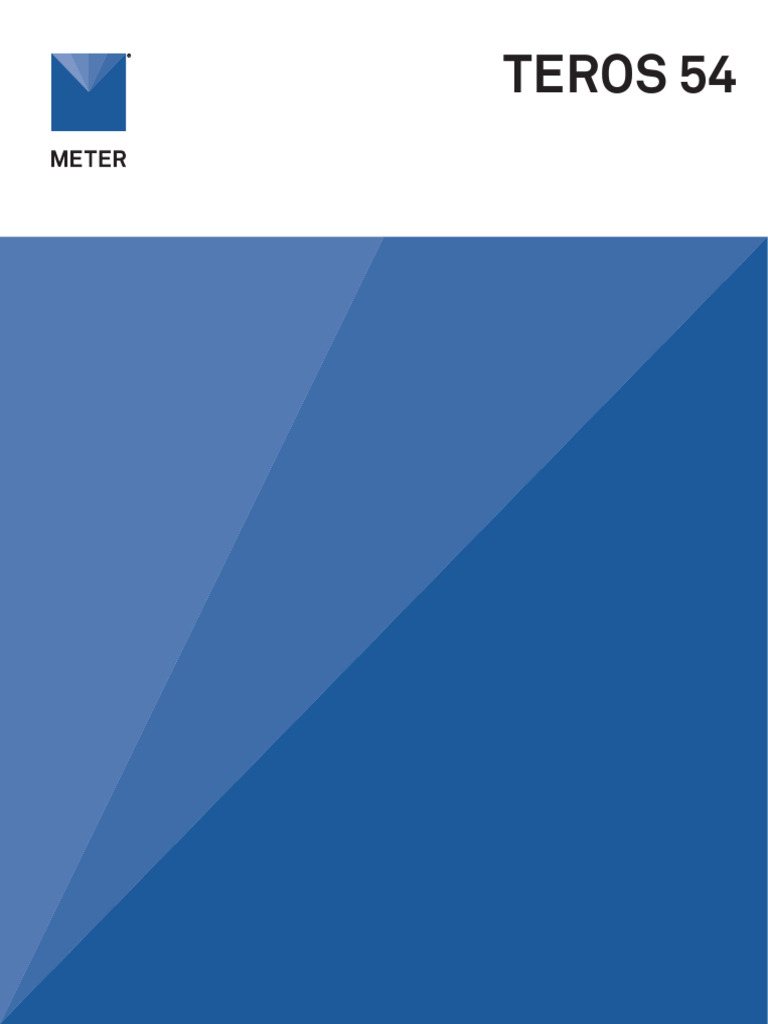 TEROS54 Manual Web | PDF | Electrical Connector | Drill