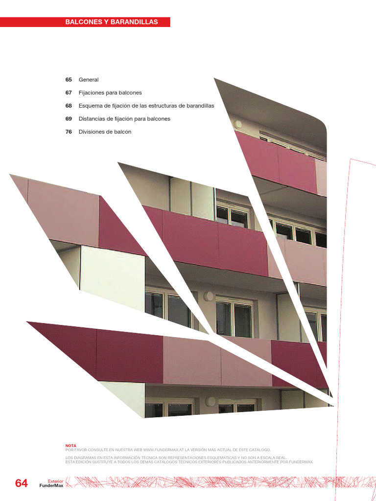 Fundermax Balcones | PDF | Perforación | Tornillo