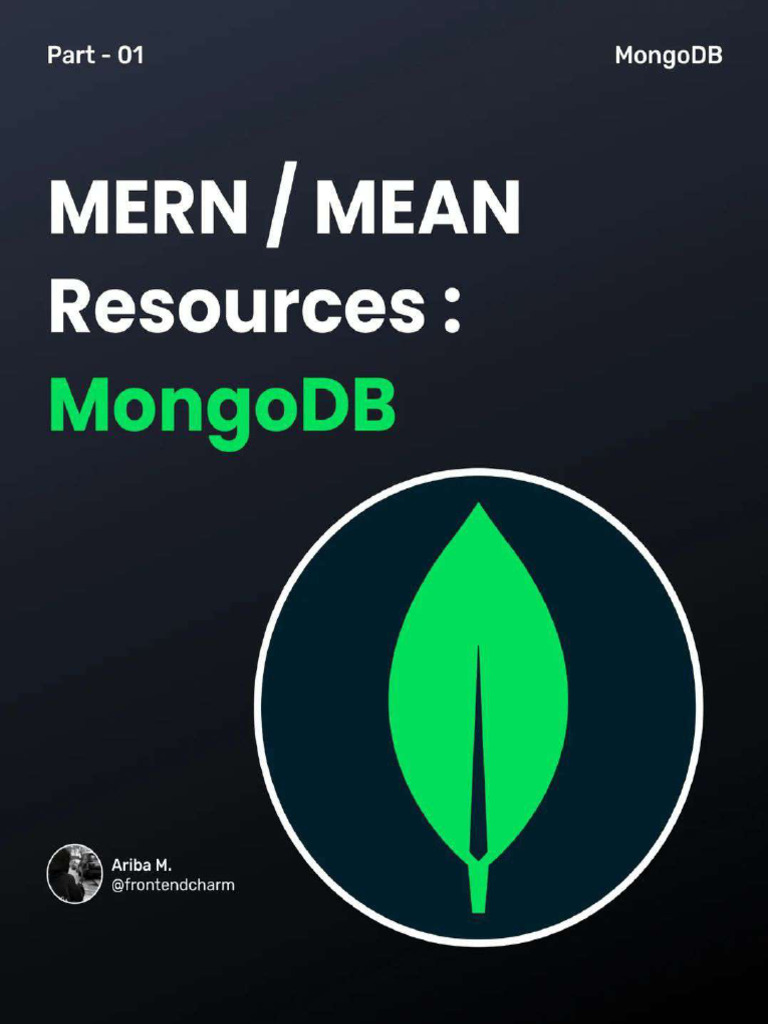 MongoDB Resources | PDF