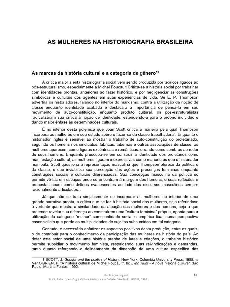 RAGO - Margareth-As - Mulheres - Na - Historiografia - Brasileira ...
