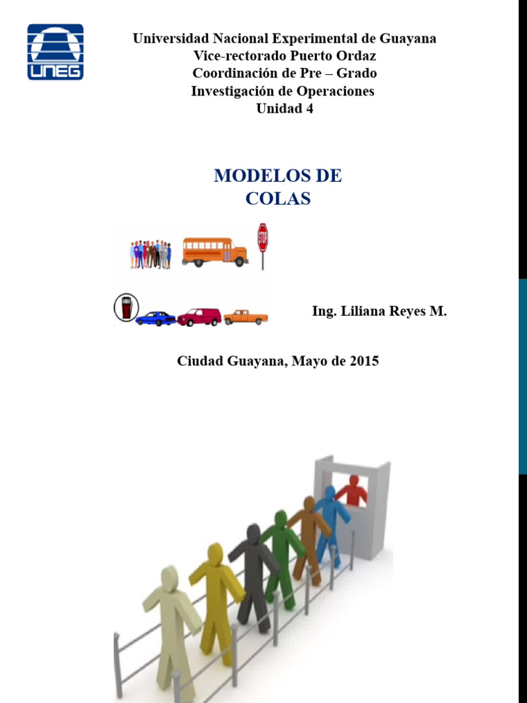 Unidad 4 Modelos de Colas | PDF | Matemáticas Aplicadas