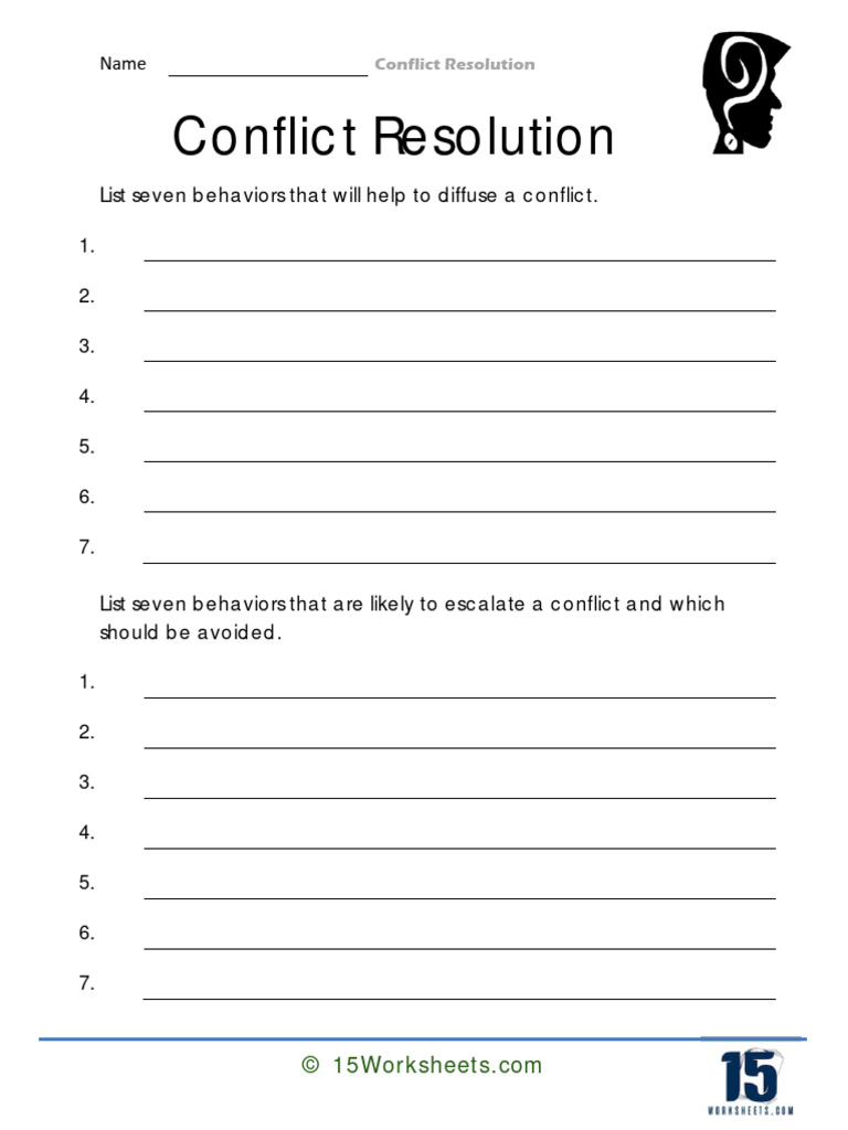 Conflict Resolution | PDF