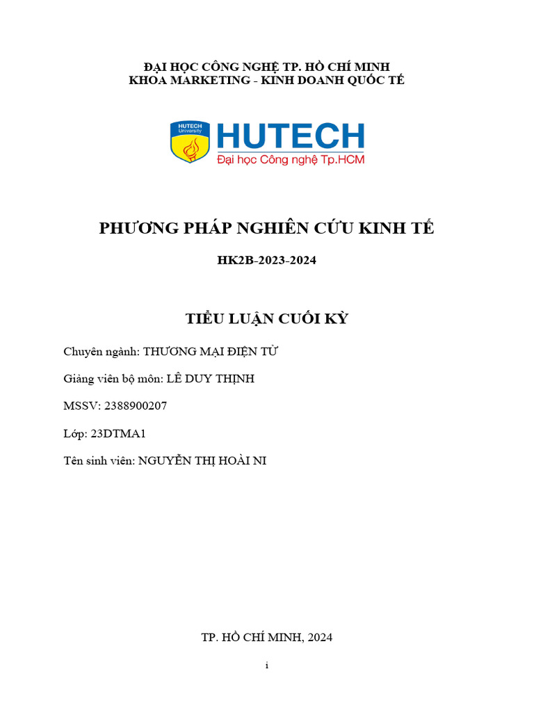 PPNCKT Hoài Ni | PDF