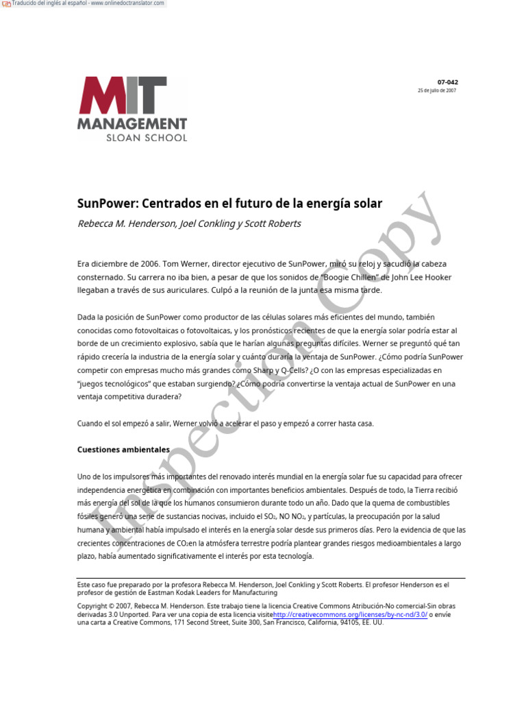 2.4 SunPower.focused on the Future of Solar Power.ic_.en.es | PDF ...