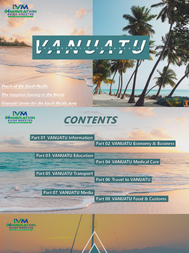 Vanuatu Country Profile by IVM | PDF | Vanuatu | Port