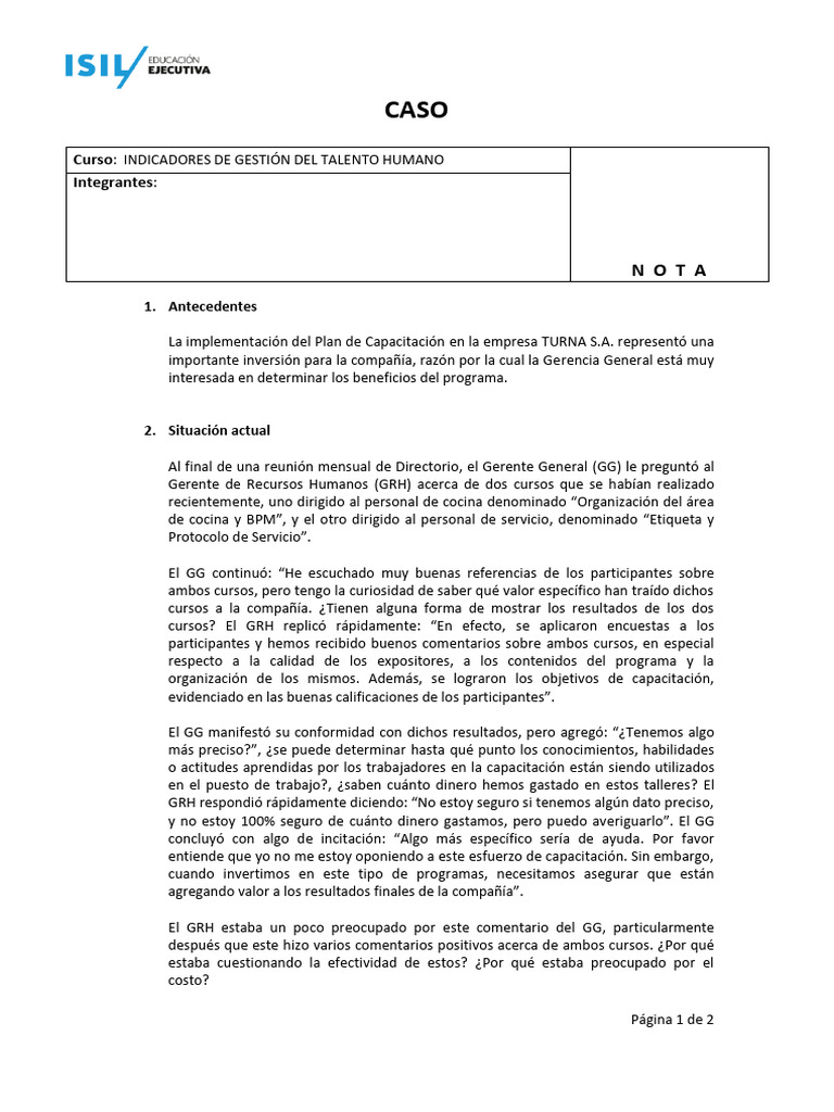 Caso Sesion 06 | PDF | Economias | Business