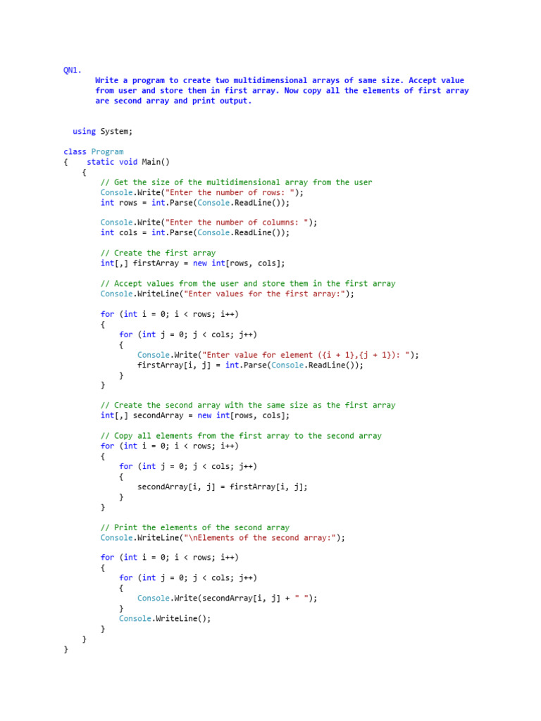 Programming Qn Pdf Computer Programming Software Engineering 9870