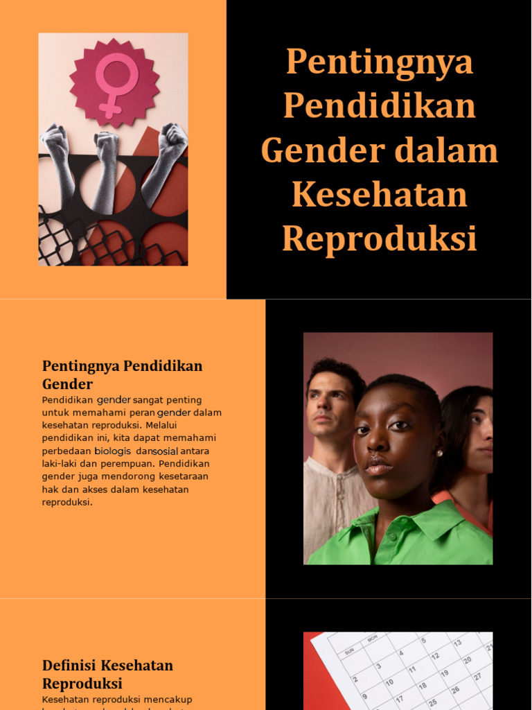 Pentingnya Pendidikan Gender Dalam Kesehatan Reproduksi 202406271648005cKI | PDF | Kesehatan ...