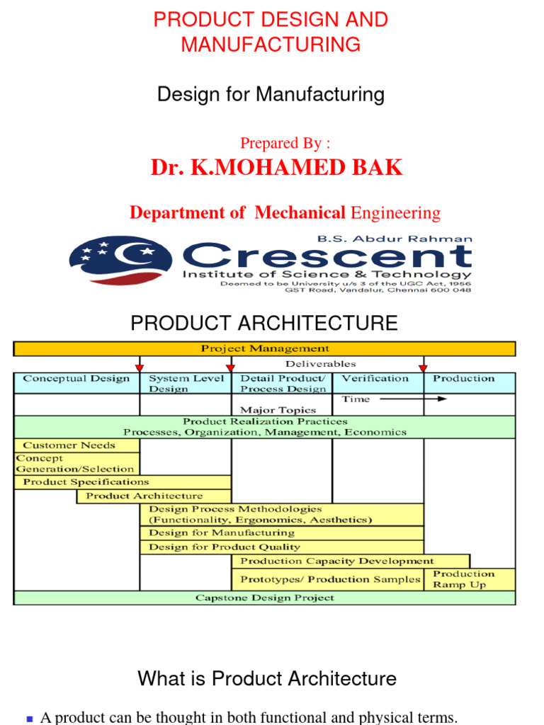 MODULE III Design For Manufacturing | PDF | Engineering | Production ...