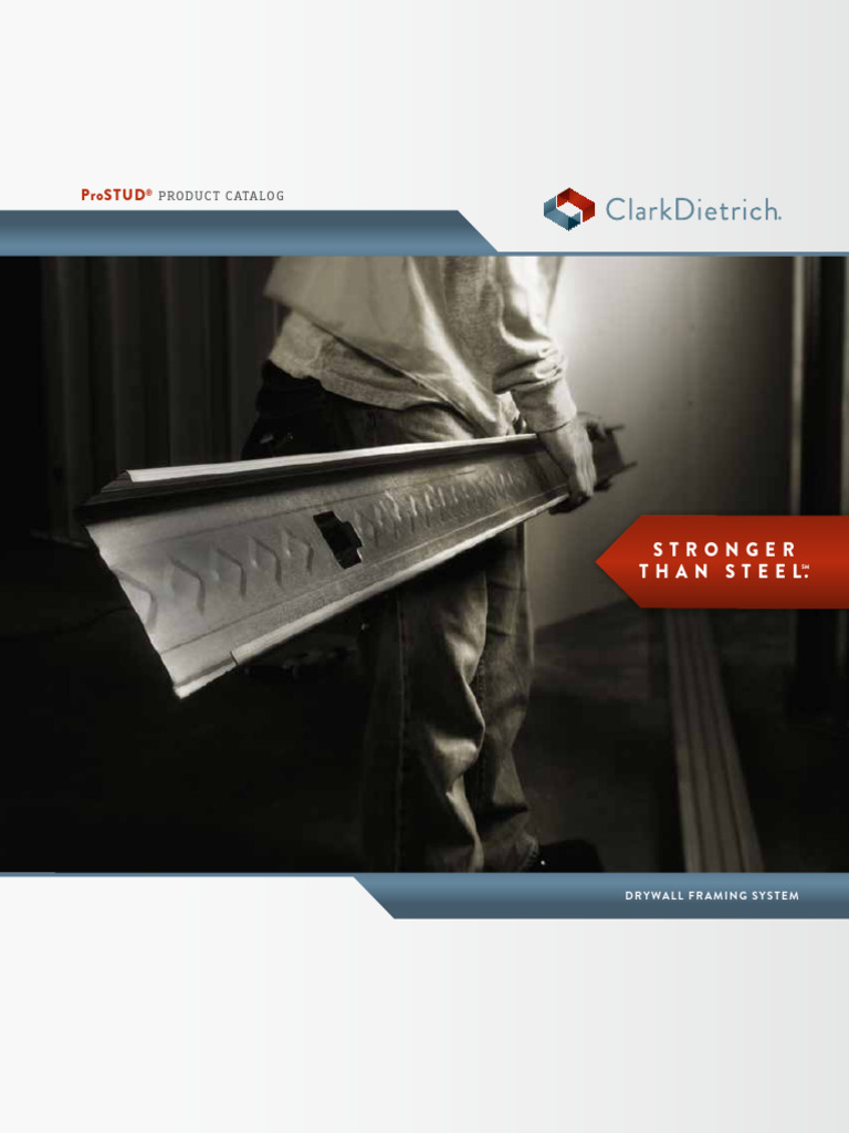 CDBS ProSTUD Catalog 02-20-2019 Low | PDF | Drywall | Building Materials