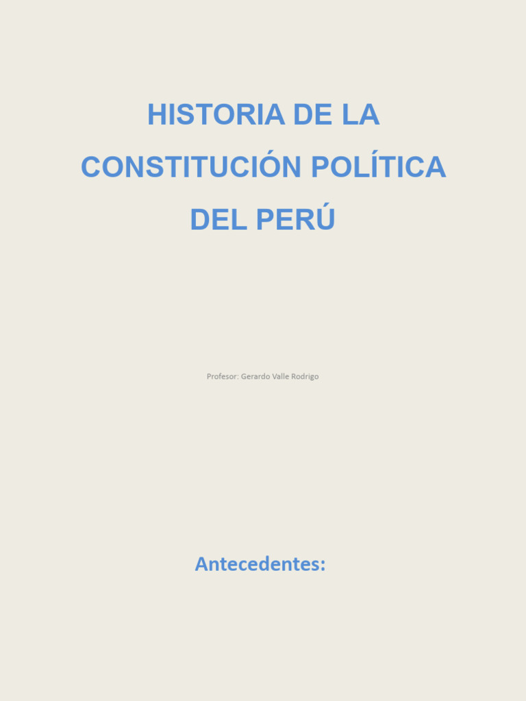 10 Cívica Constitucion Politica Ii Pdf Perú Gobierno