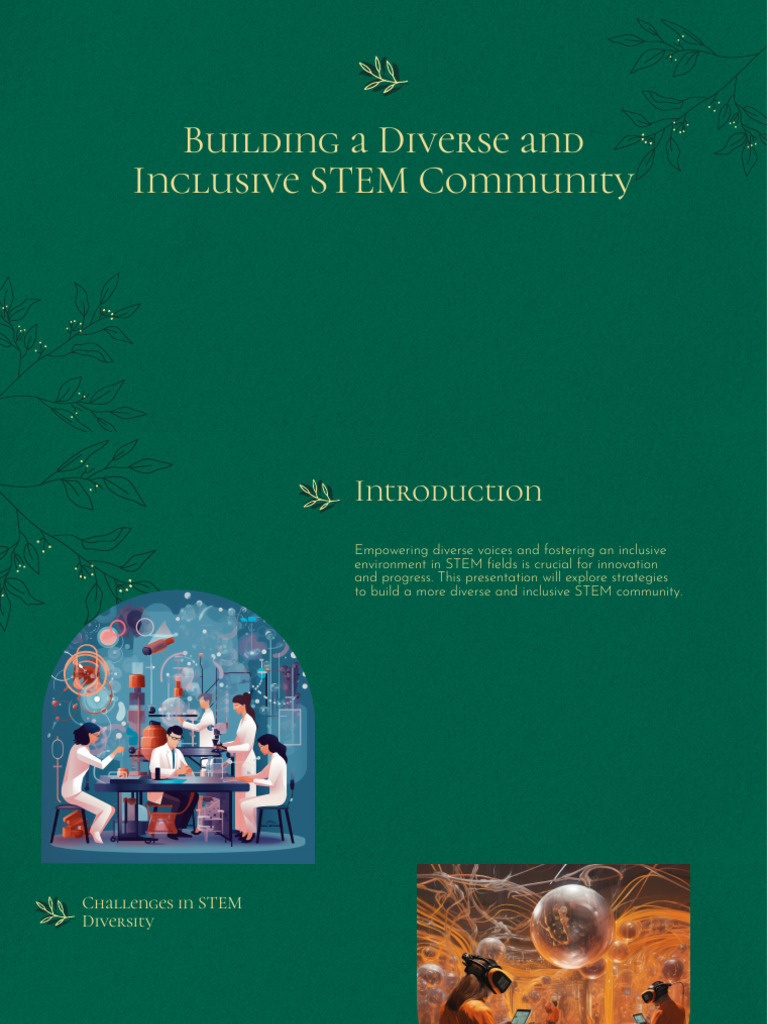 Slidesgo Building A Diverse and Inclusive Stem Community ...