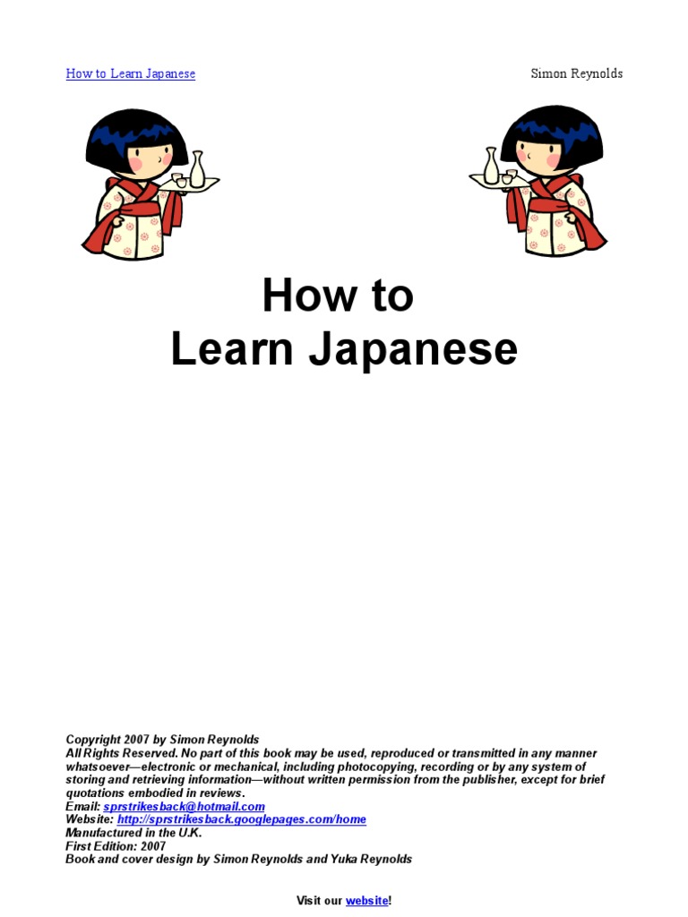 How To Learn Japanese (New Edition) | PDF | Kanji | Vocabulary