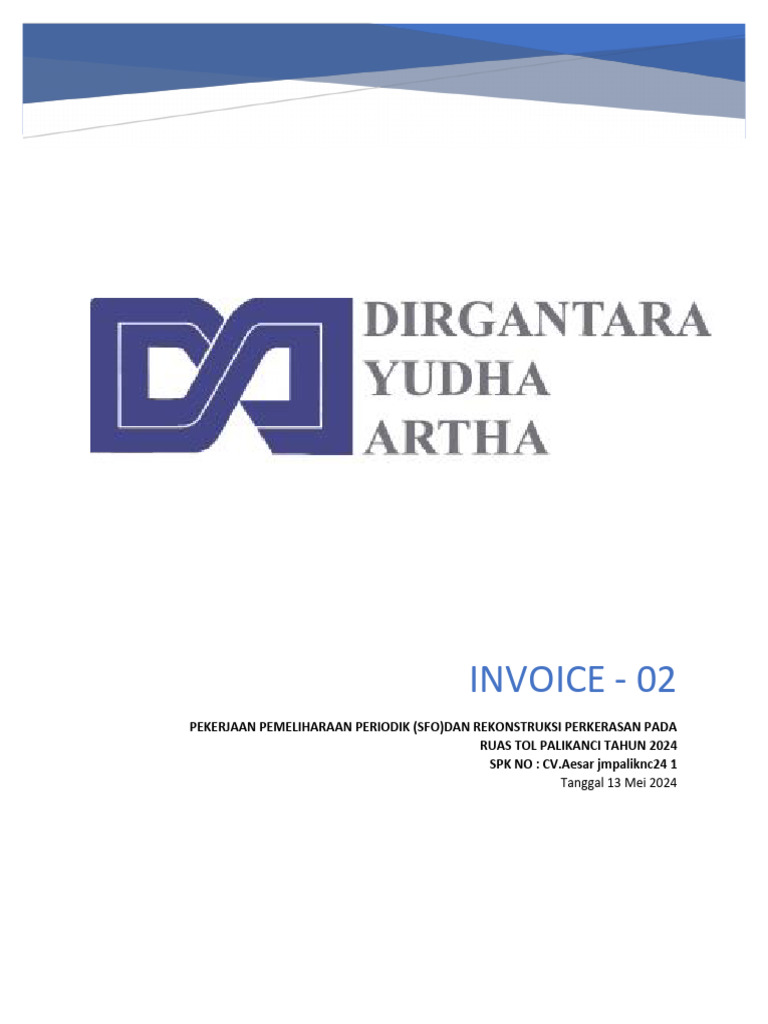 Invoice 25 Mei | PDF