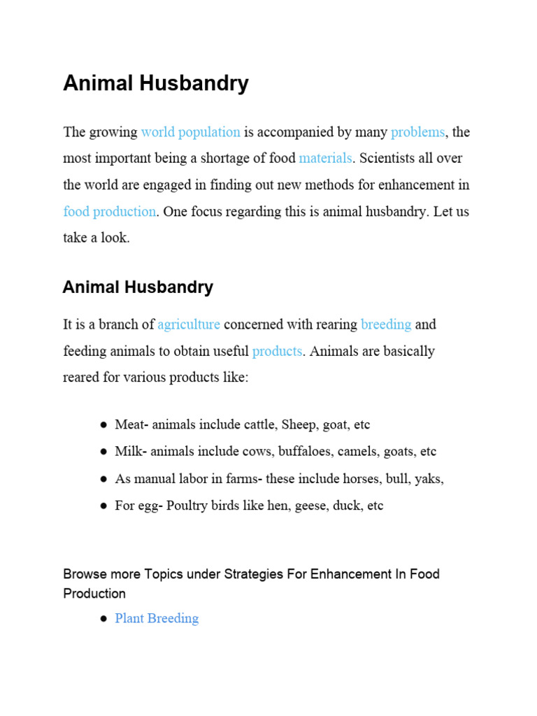 CBSE Class 12 Biology Chapter 9 Strategies For Enhancement in Food ...