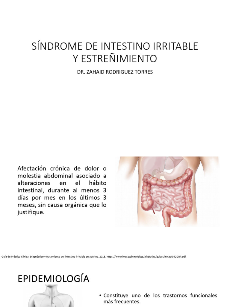 Síndrome de Intestino Irritable y Estreñimiento | PDF | Síndrome del ...