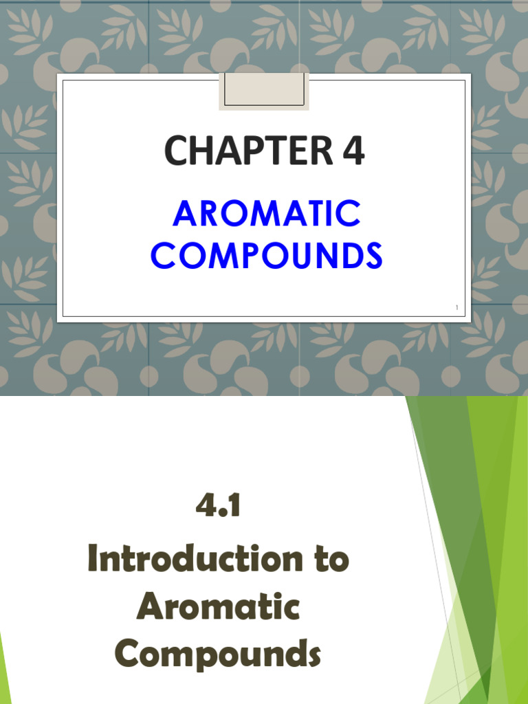 Note Chapter 4 Aromatic Compound | PDF | Aromaticity | Chemistry