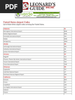 Europe... 3 Letter City Codes | PDF | Naming Conventions | Encodings