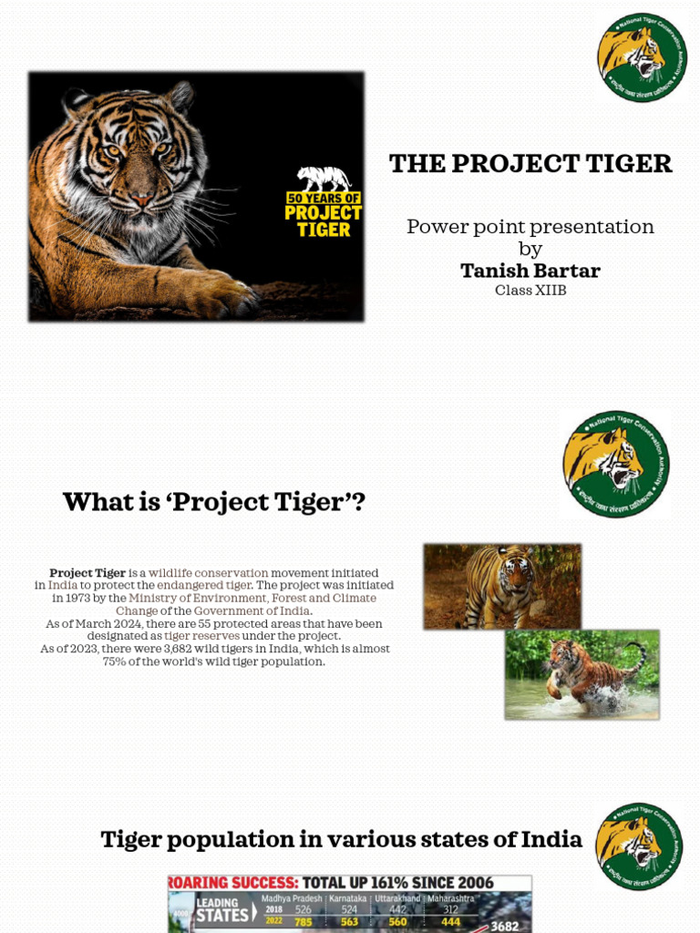 THE PROJECT TIGER | Download Free PDF | Tiger | Conservation Biology