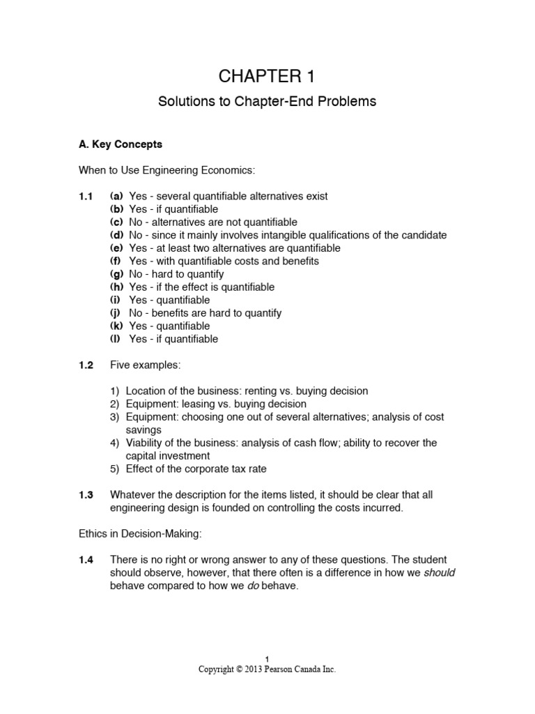 Fraser SM Ch01 | PDF | Decision Making | Economies