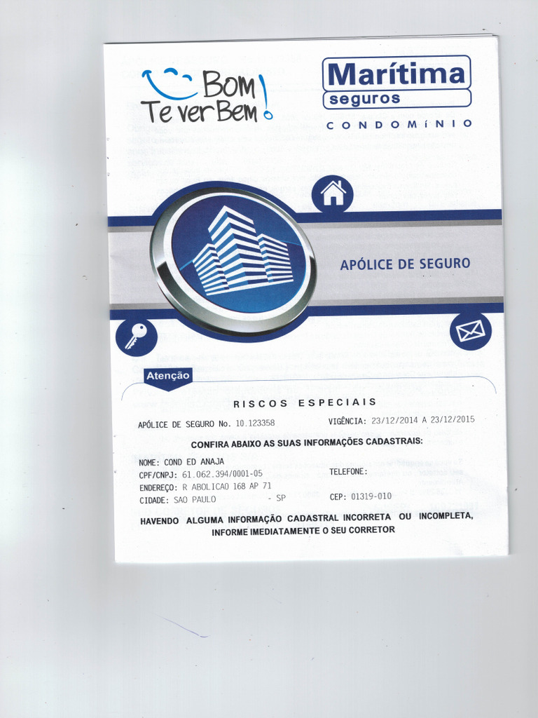 Anaja Apolice de Seguro | PDF