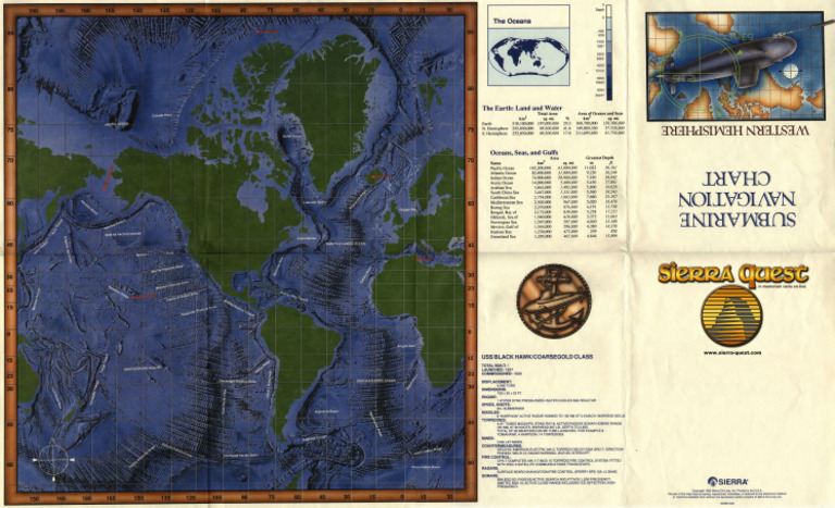 Codename - Iceman (Submarine Navigation Chart - 1990) | PDF